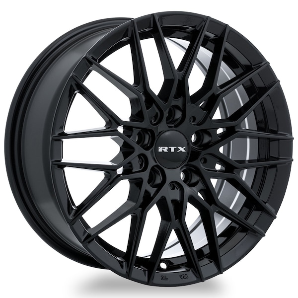 Rtx Alloy Wheel, V20 17x7.5 5x114.3 ET42 CB73.1 Gloss Black 082938 | Zoro